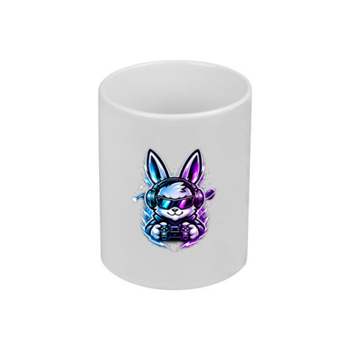 Кружка «Неоновый Геймер» (белый)