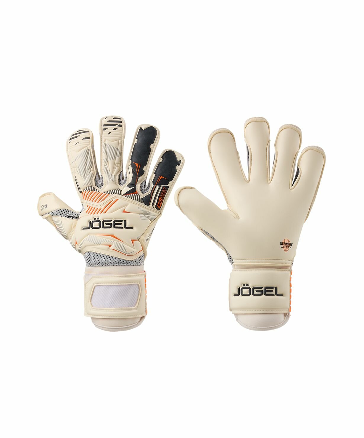 Перчатки вратарские Jogel Magnum UL4 Roll-Hybrid, белый, размер 10,5