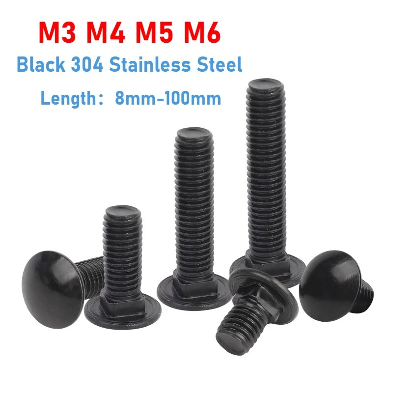 Болты тренера из нержавеющей стали 8мм-100мм M4x10mm (20pcs)