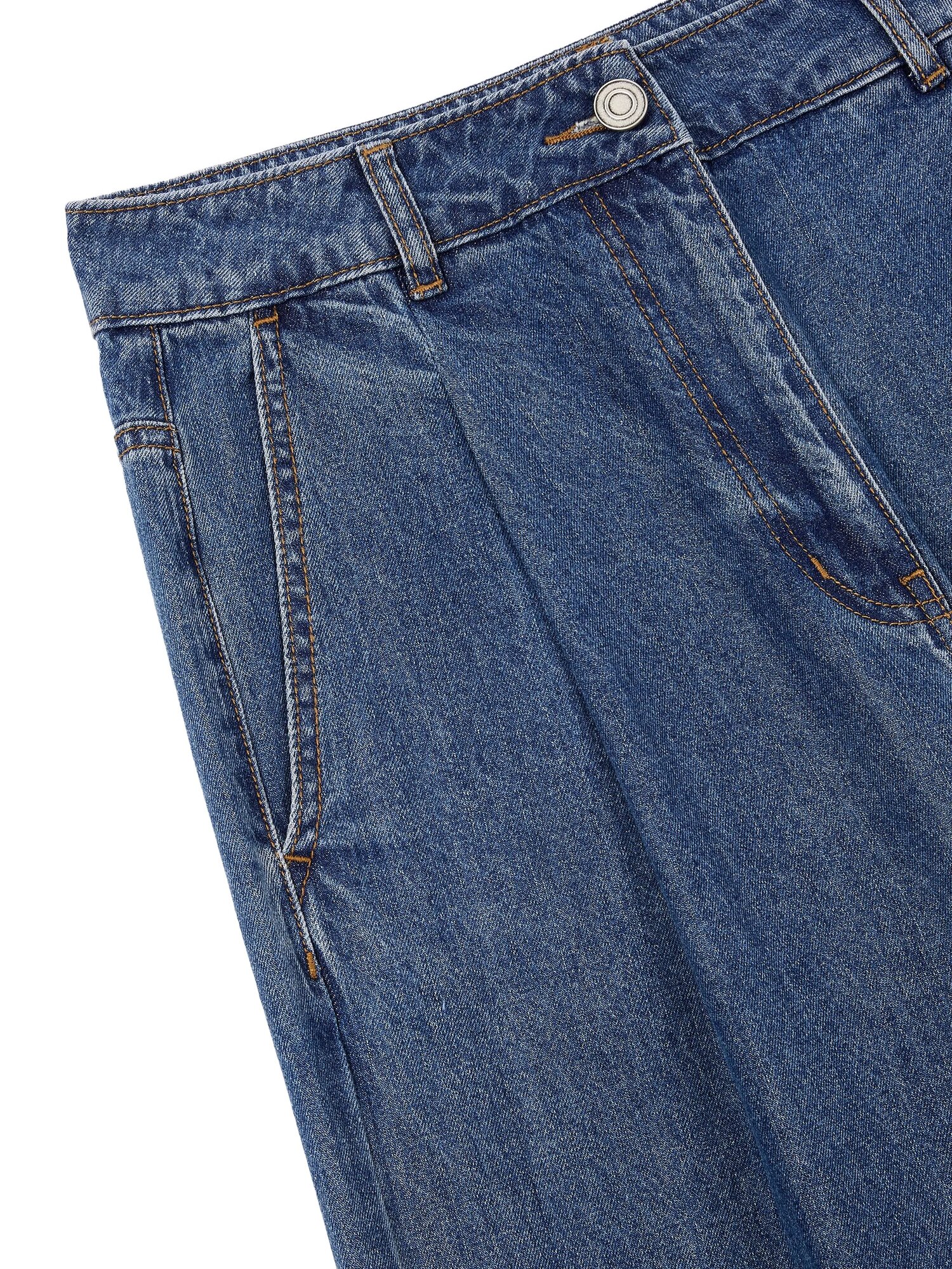 Джинсы STUDIO TOMBOY Buttoned cotton jeans, размер S, синий — фото 1