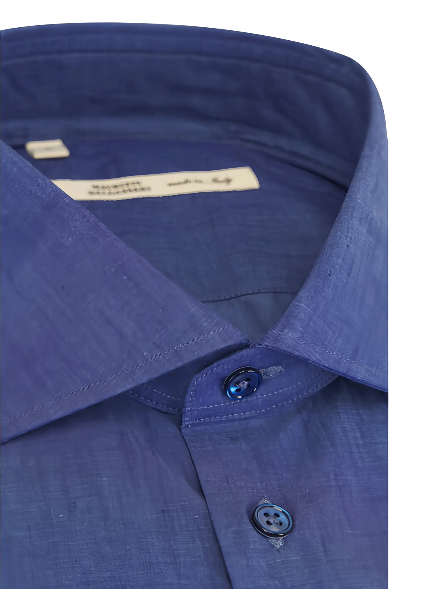 Рубашка MAURIZIO BALDASSARI Buttoned woven shirt, размер L, blue — фото 1