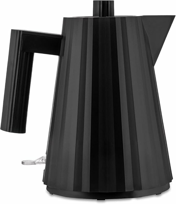 Электрический чайник Alessi Plisse MDL06/1 B, пластик, 1 л, цвет черный