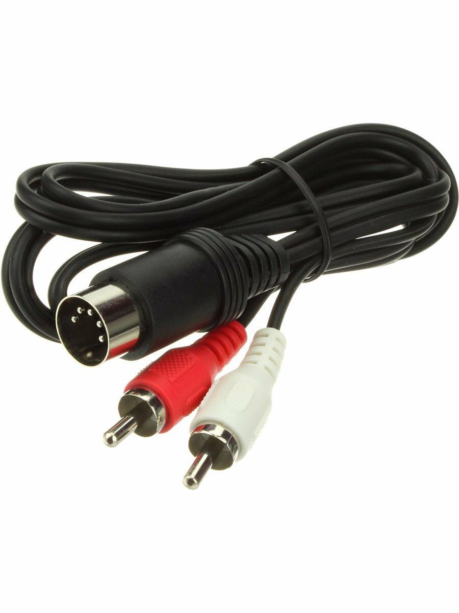 Шнур 2RCA-5PIN 1.2м Alencom