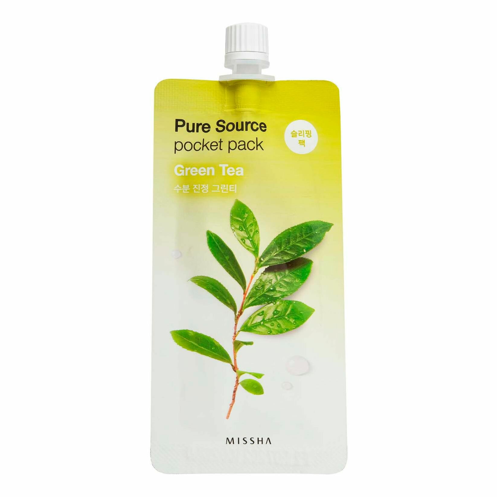 Маска для лица Missha Pure Source Pocket Pack Green Tea Mas