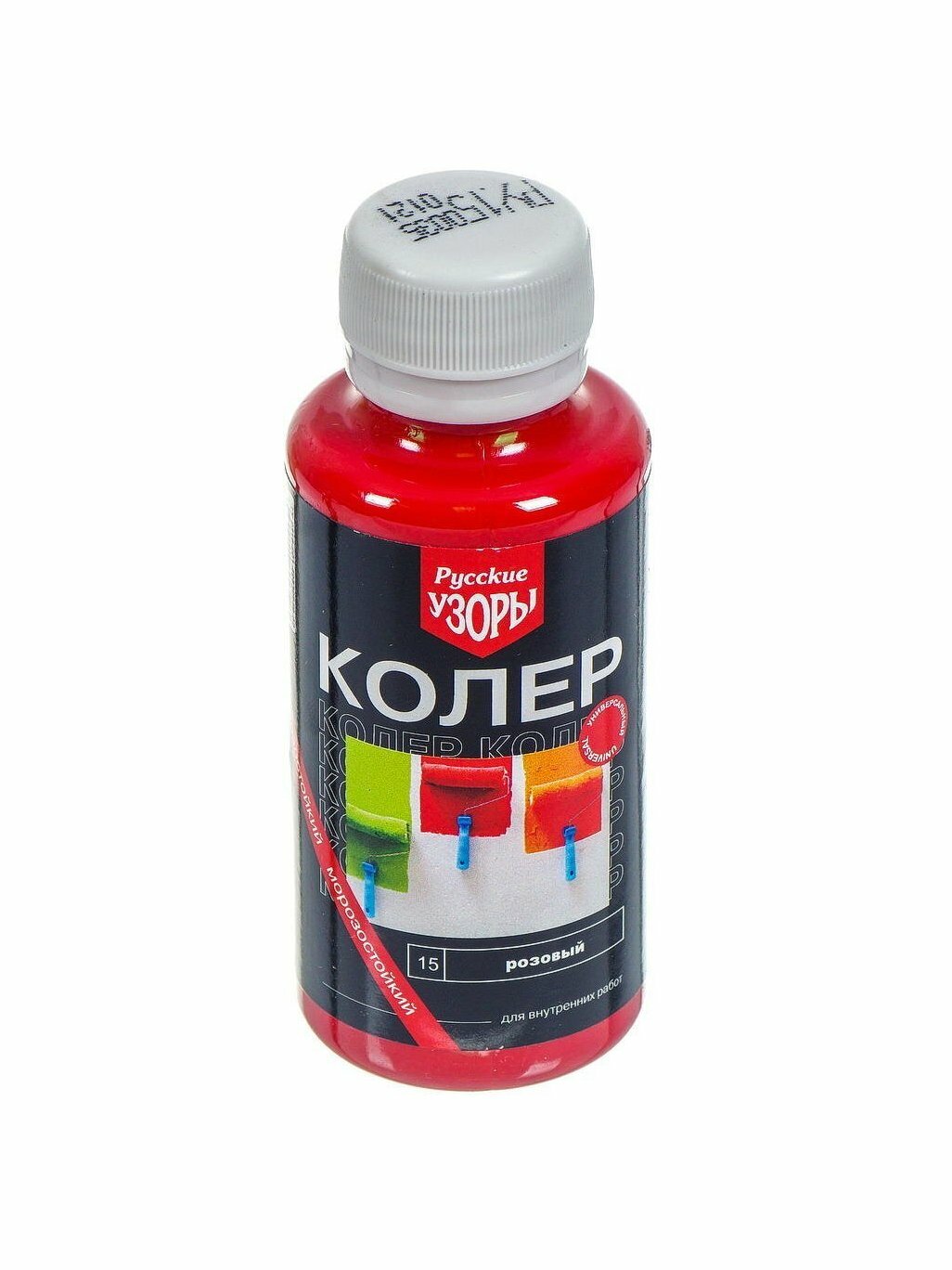 Колер паста, Русские узоры, №15, розовый, 100 мл