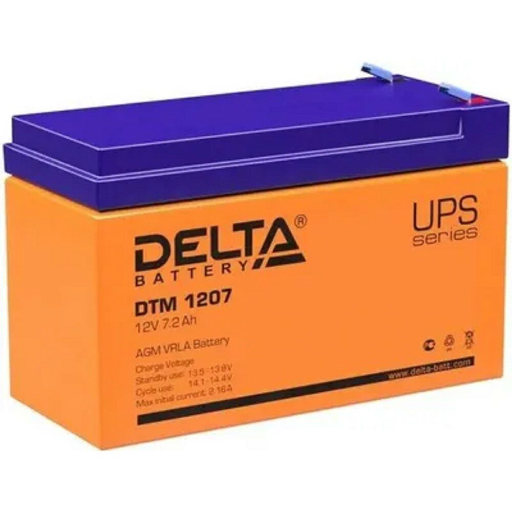 Батарея для ИБП Delta DTM 1207 12B, 7200мАч Свинцово-кислотный