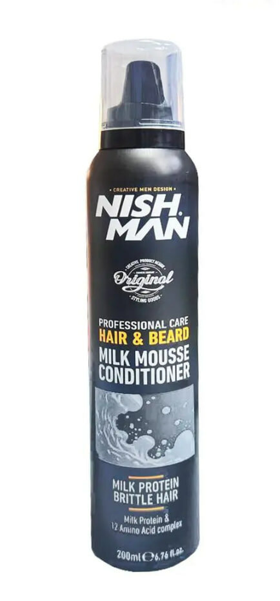 Мусс-кондиционер NISHMAN HAIR&BEARD MILK MOUSSE CONDITIONER 200ML