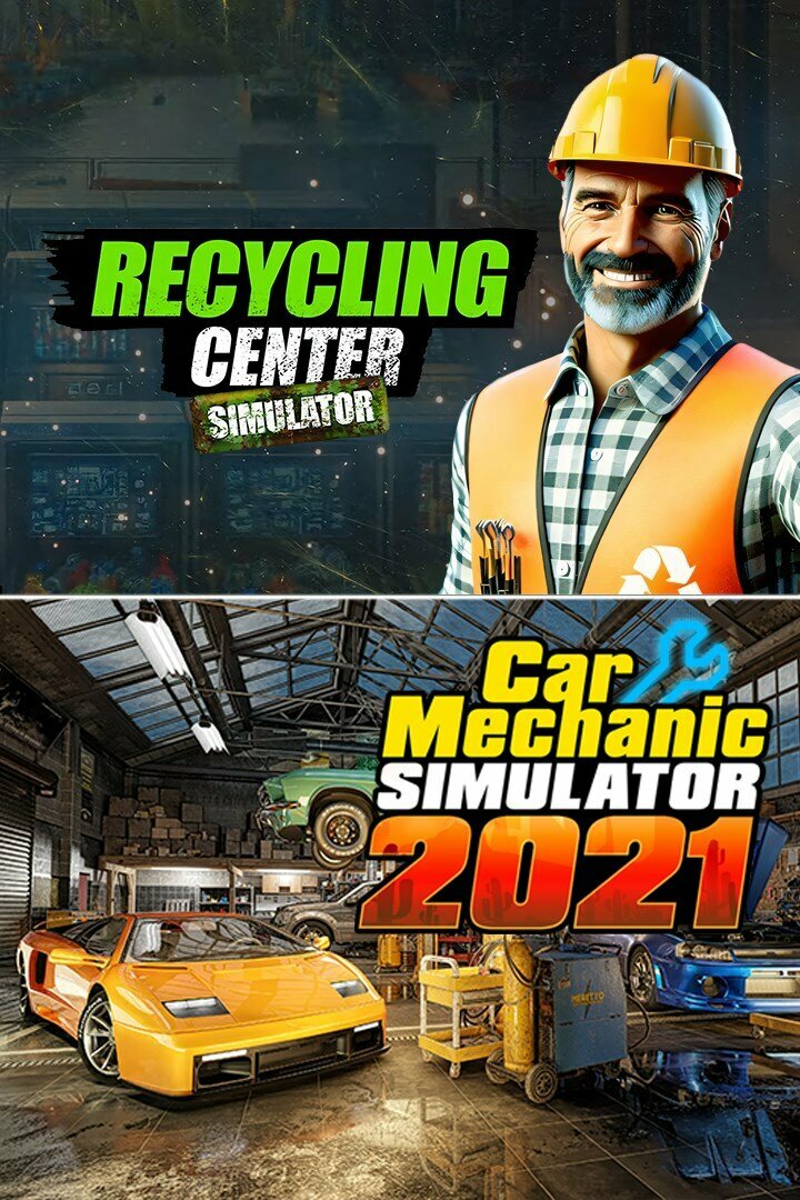 Набор Recycling Center Simulator & Car Mechanic Simulator 2021 — Xbox Series X|S, Xbox One — Цифровая версия