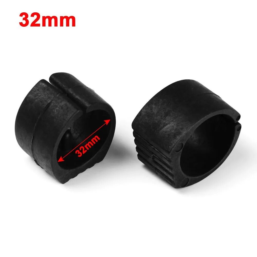 Заглушки для ног стульев черные пластиковые 10 шт. 32mm