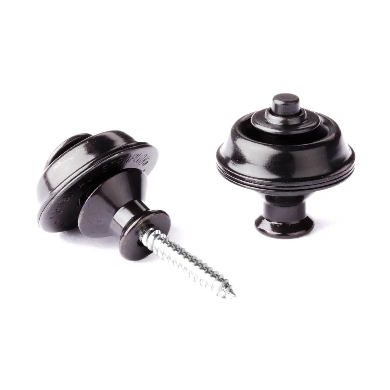 Крепление для гитарного ремня Dunlop SLS1033BK Dual Design с блокировкой (стреплоки)