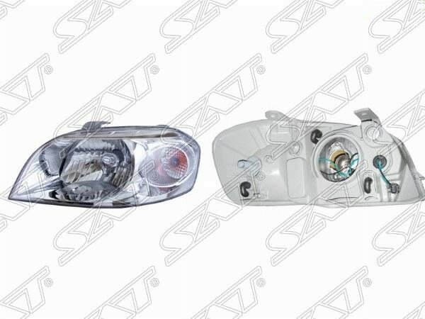 Фара SAT ST-235-1104L Chevrolet Aveo 05-11, Daewoo Gentra 05-11 слева, Ручная регулировка, 4D SED
