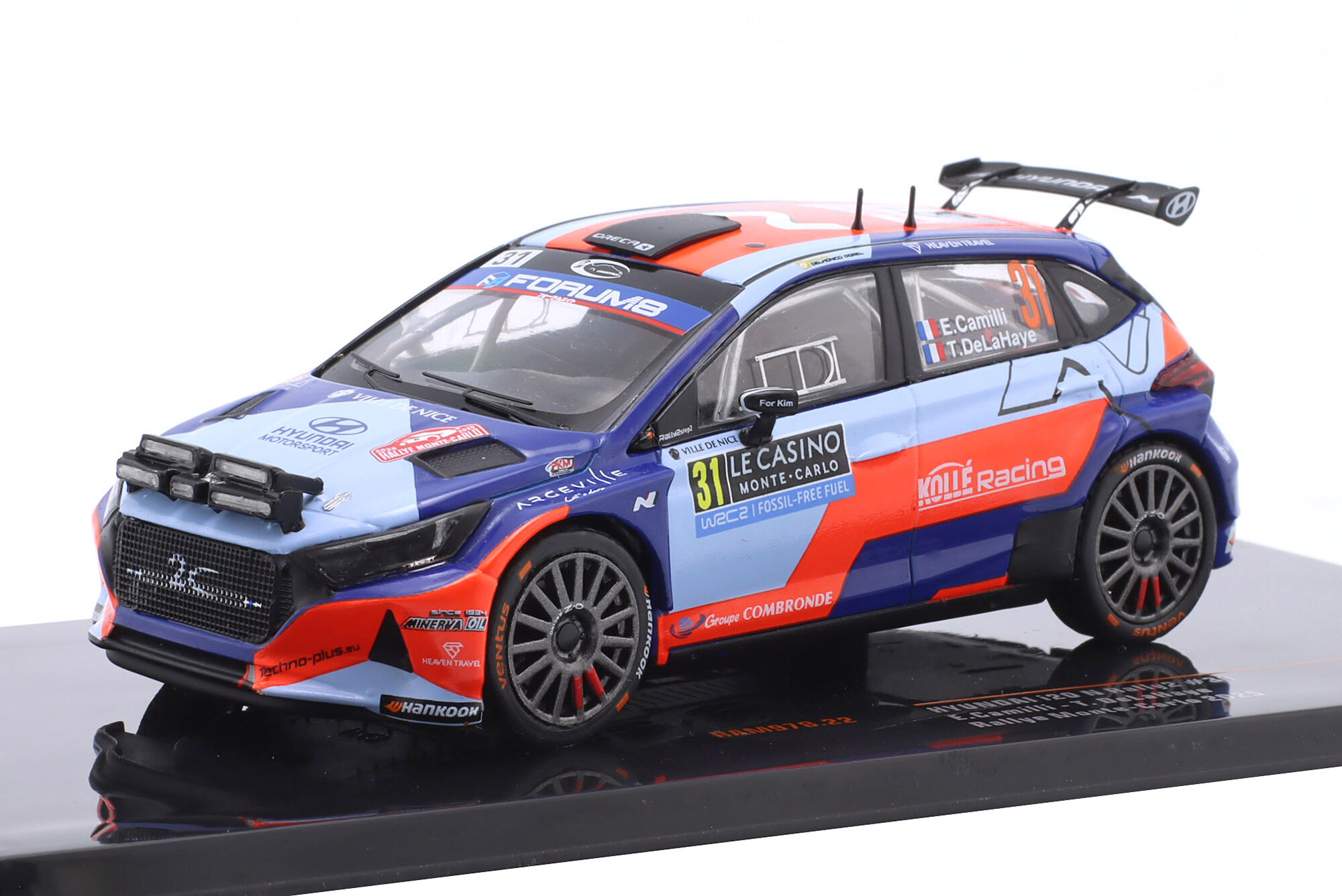 Hyundai I20 n RALLY2 #31 "hyundai motorsport" camilli/de la haye rally monte carlo 2025 / хендэ АЙ20 (с люстрой) 10 место ралли монте карло