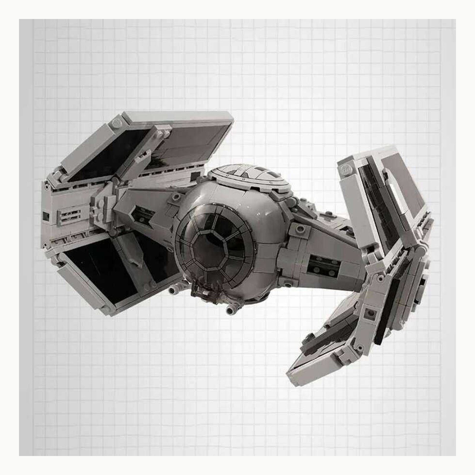 Конструктор MOC TIE Fighter, 865 деталей, совместим с, детали для конструкторов, характеристики товара, описание товара — фото 1