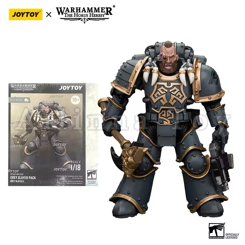 JOYTOY 1/18 фигурка Horus Heresy Space Wolves Grey Slayer Pack аниме военная модель