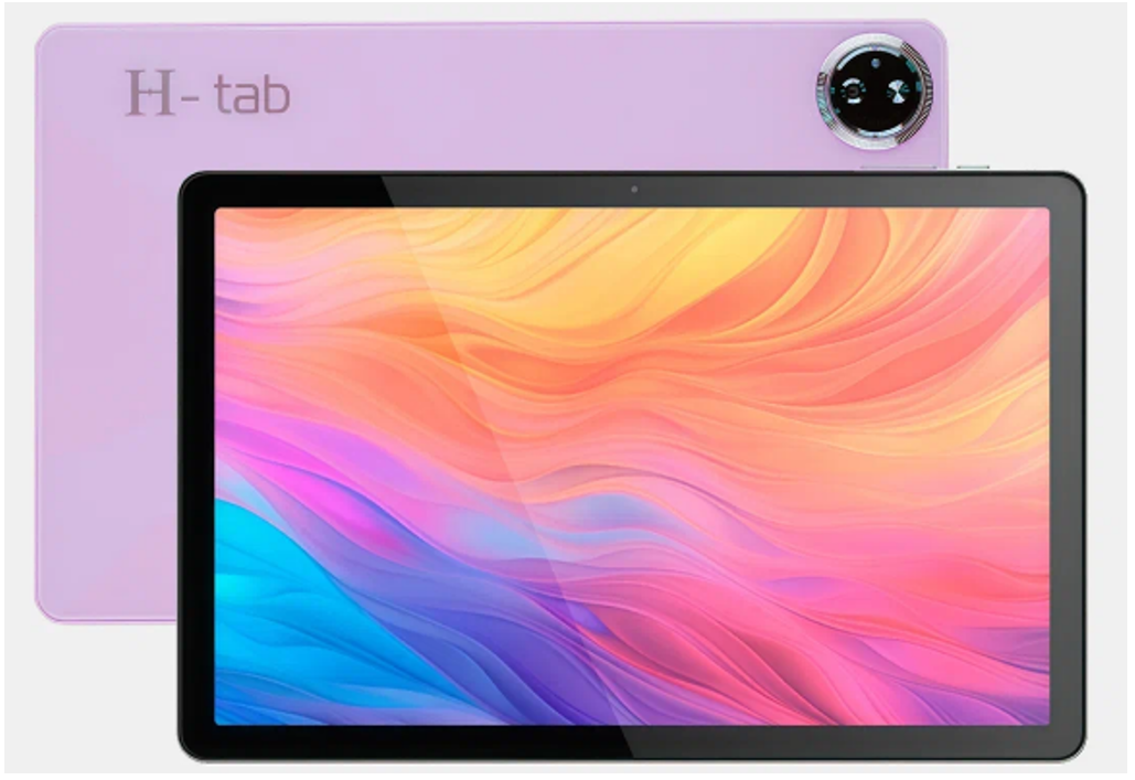 Планшет HORIZONT Crystal H-Tab, лавандовый 6ГБ/128ГБ, клавиатура, экран 10,95", ОС Android