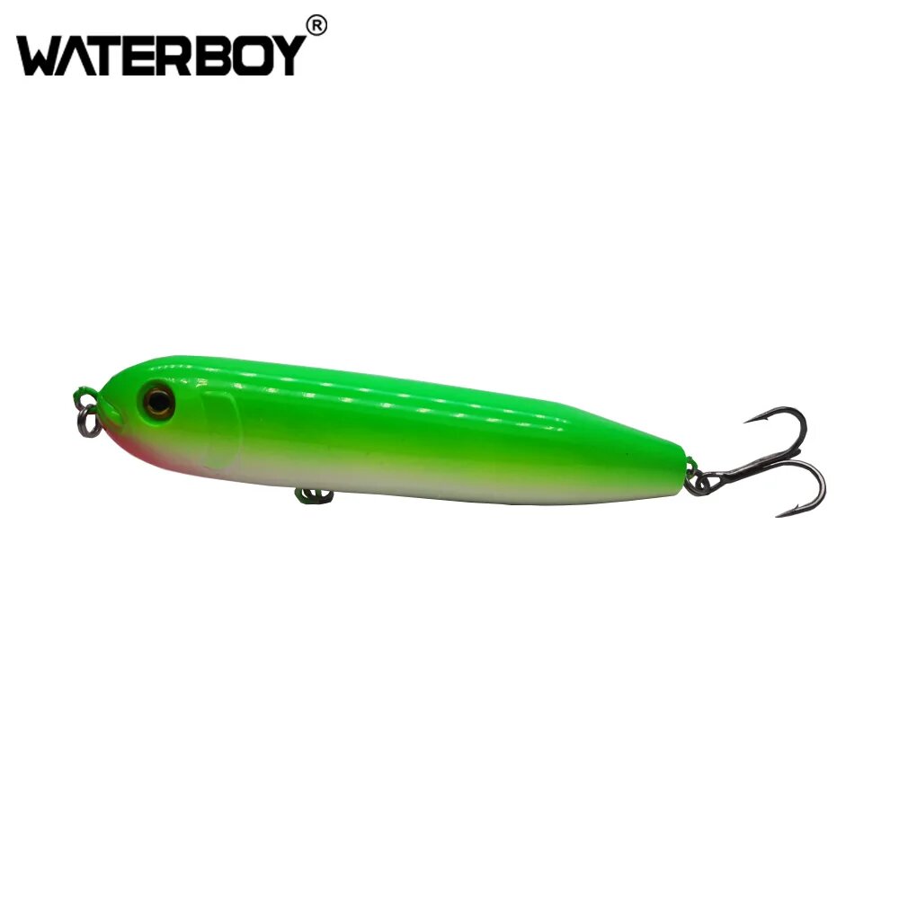 WATERBOY Приманка-карандаш 10 см, Зеленый, Color 4