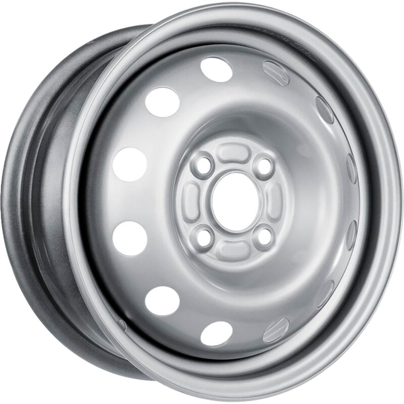 Штампованный колесный диск Magnetto 14013 S AM 5,5x14/4x100 ET49 D56,6 Silver Daewoo Nexia/Lanos, Chevrolet, Opel