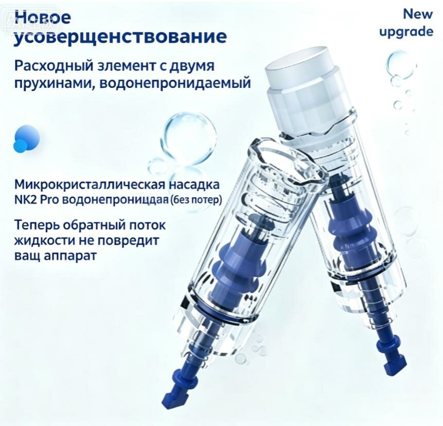Картридж для дермапен F7 F7s F10 F8s long на 36 игл (синий) длинный UHOOMA UNK2-5 шт