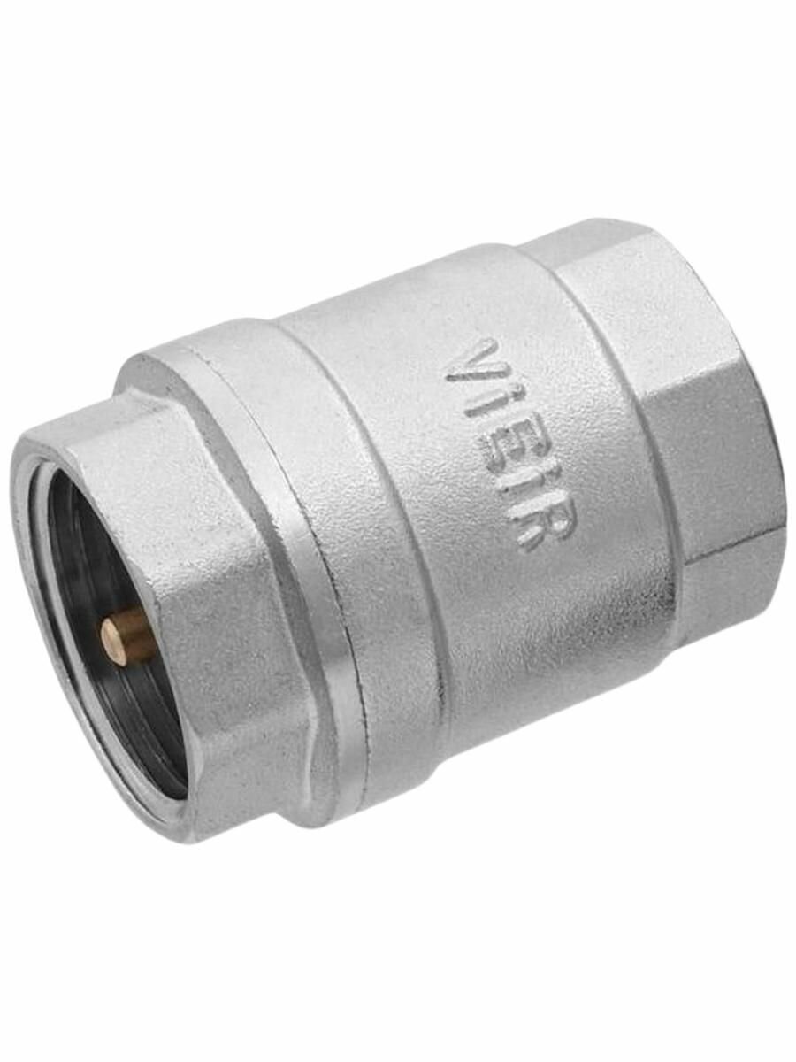 Клапан обратный 1" латунный никелированный Vieir ZH673-N