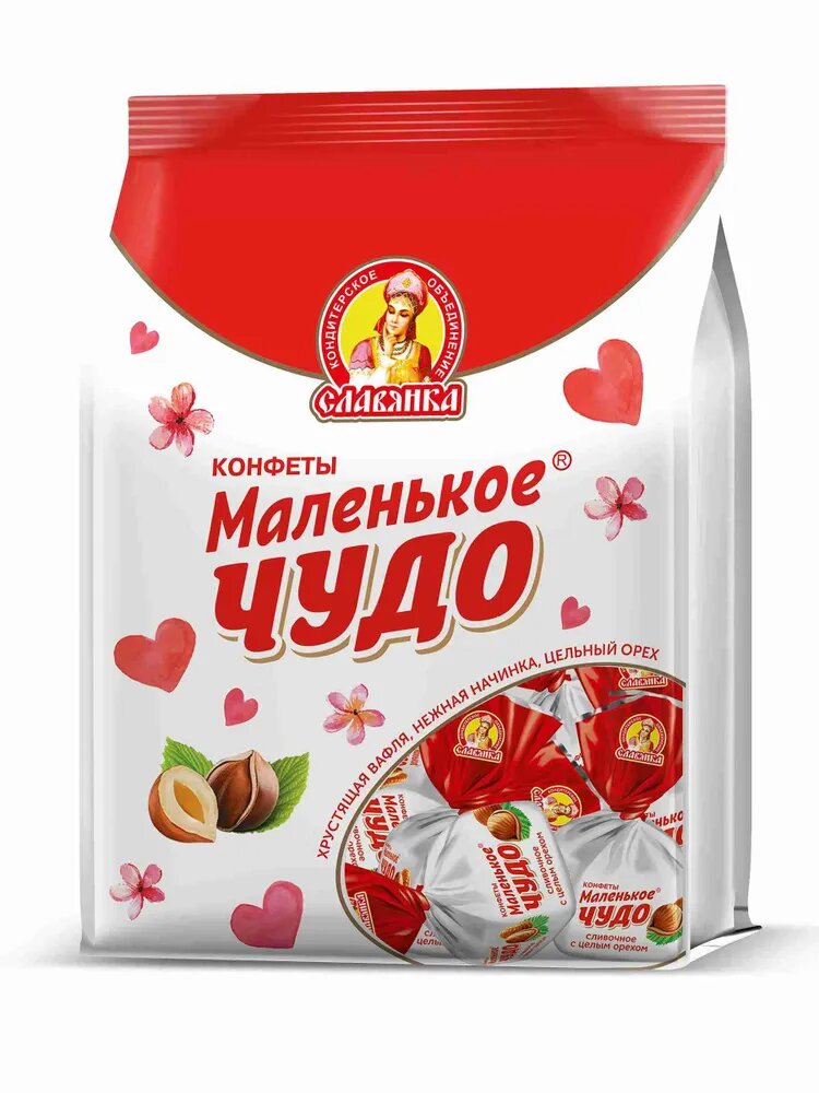 Славянка Маленькое чудо сливочные конфеты, 206 г