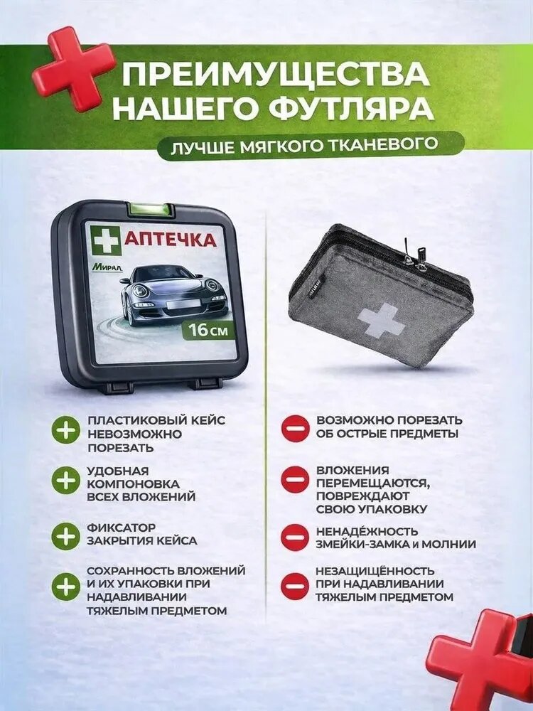 Аптечка автомобильная — фото 1