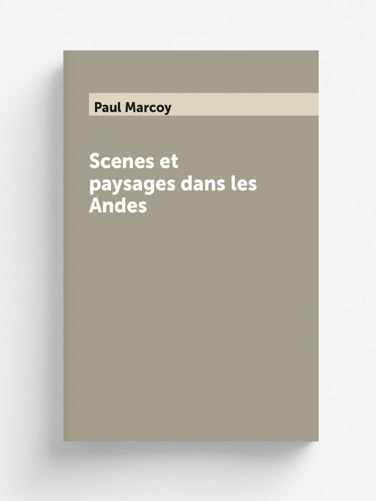 Scenes et paysages dans les Andes