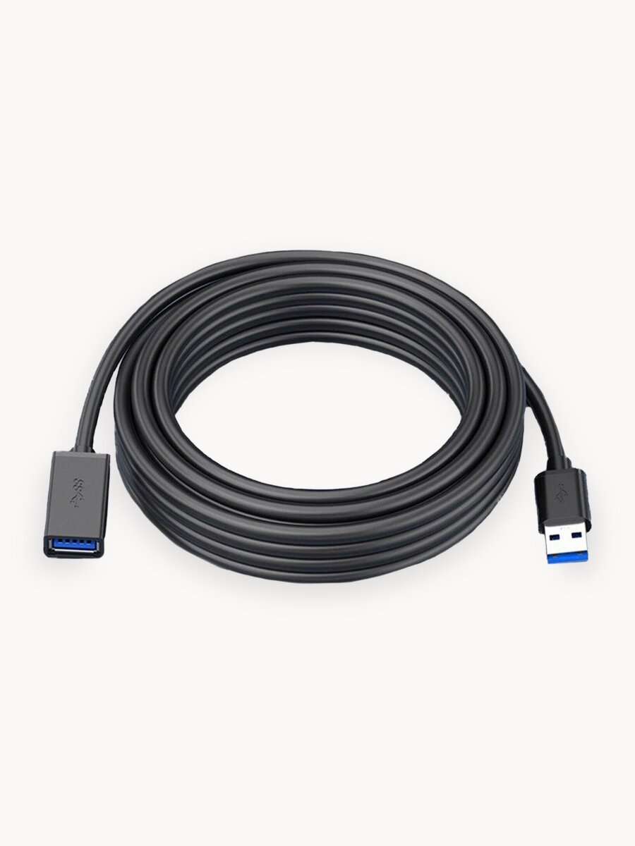 Кабель удлинитель USB 3.0 extension, AM/AF (мама-папа), 5 метров