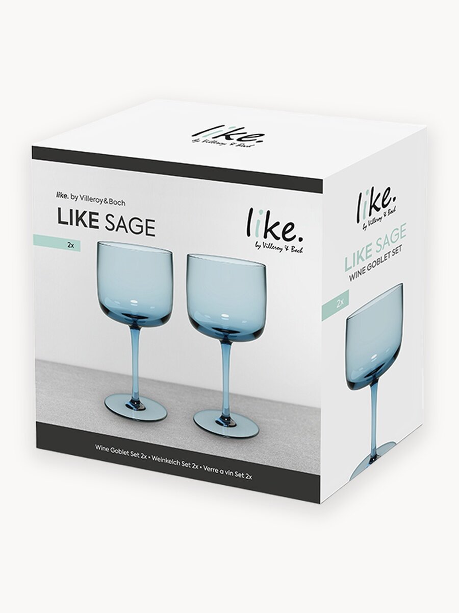 Набор бокалов для вина 2 шт, 270 мл, Like Ice, like. by Villeroy & Boch, Хрустальное стекло