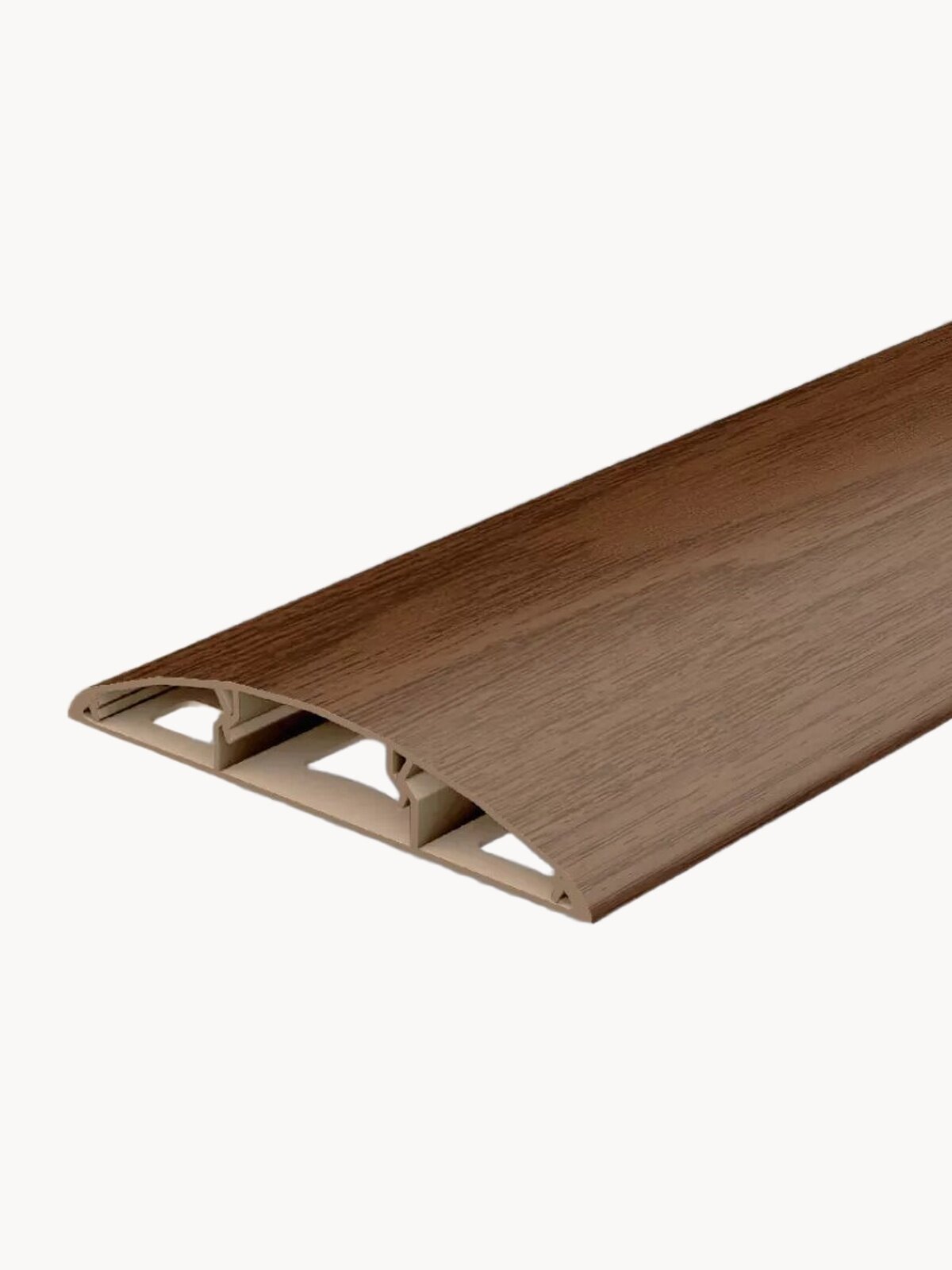 Кабель-канал декоративный универсальный 70мм под дерево полукруглый 1 штука по 1,1 метра