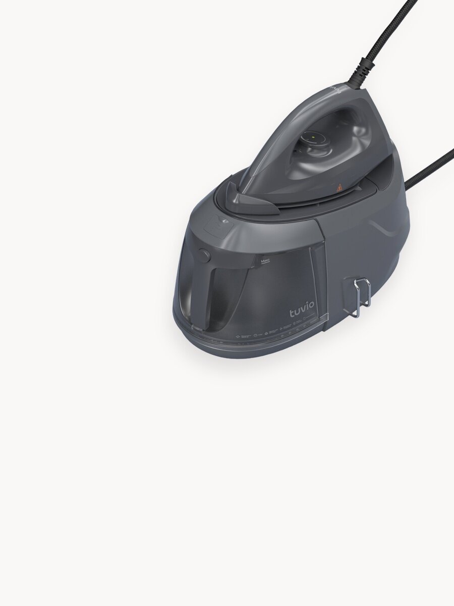 Парогенератор с алюминиевым бойлером, 6 Бар Tuvio TSS02B, серый