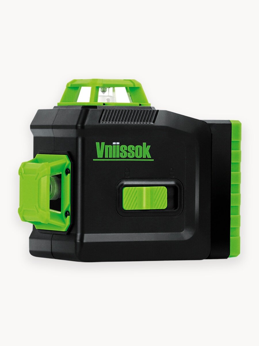 Лазерный нивелир VNIISSOK V0030 VNL-5912G (12 лучей, зеленый луч, LI-ION - 1шт, переходник, пульт ДУ, в коробке)