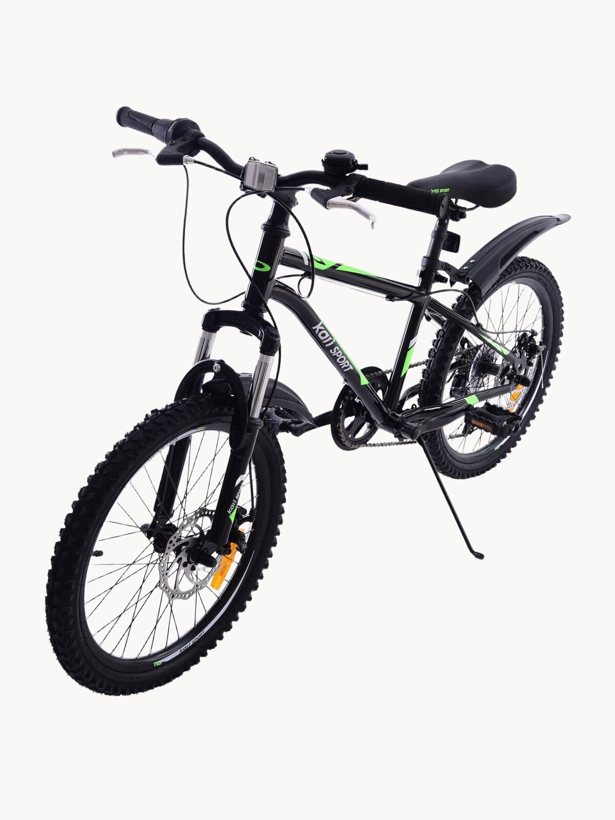 Велосипед подростковый kari 20 дюймов, 6 скоростной, чёрный, цвет чёрный, жёлтый