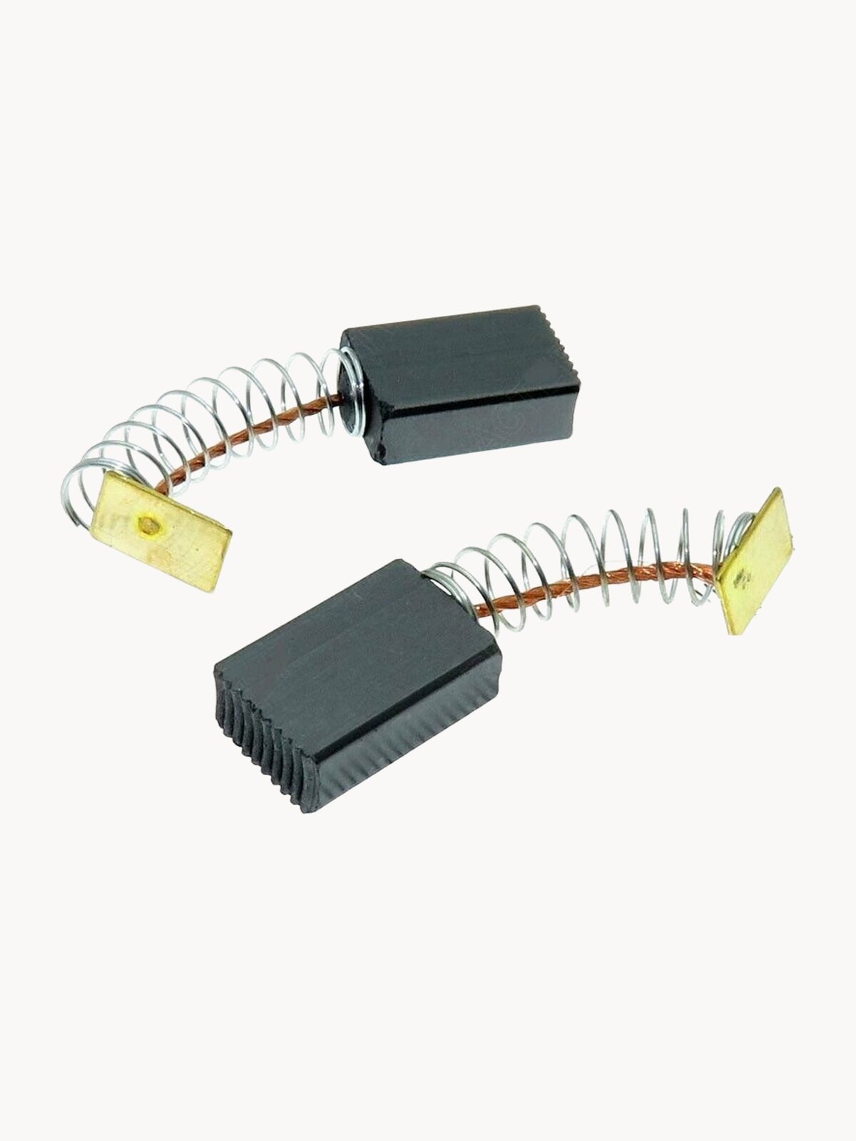 Щетки угольные 6*11*16мм(2шт) пружина, прямоугольный пятак