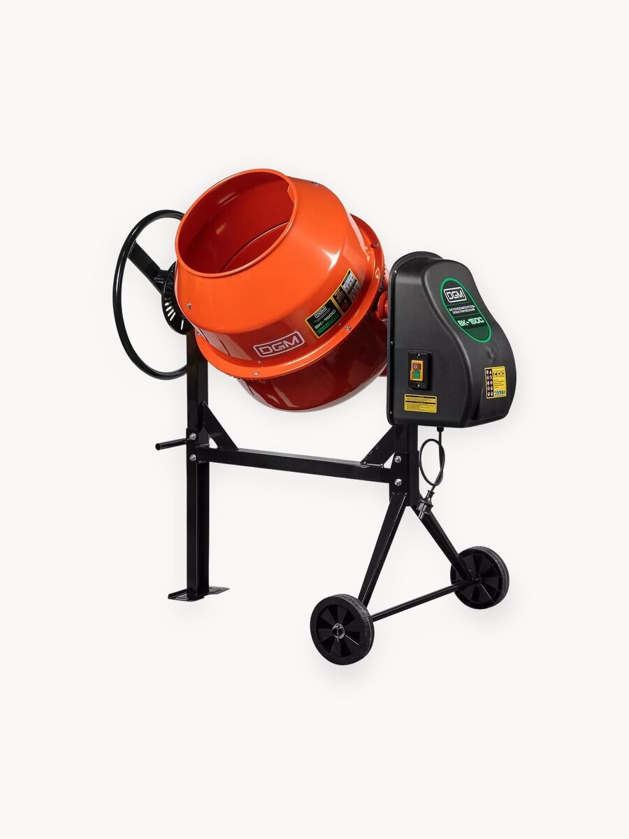 Бетономешалка DGM BK-150C (объем 145/100 л, 850 Вт, 230 В, вес 38,5 кг) (DG1541-4)