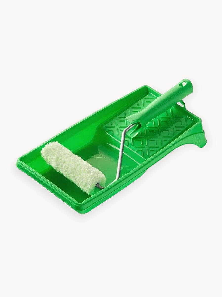 Набор для дерева: валик 110 мм, микрофибра; ванночка 400 мл, акор Мастер