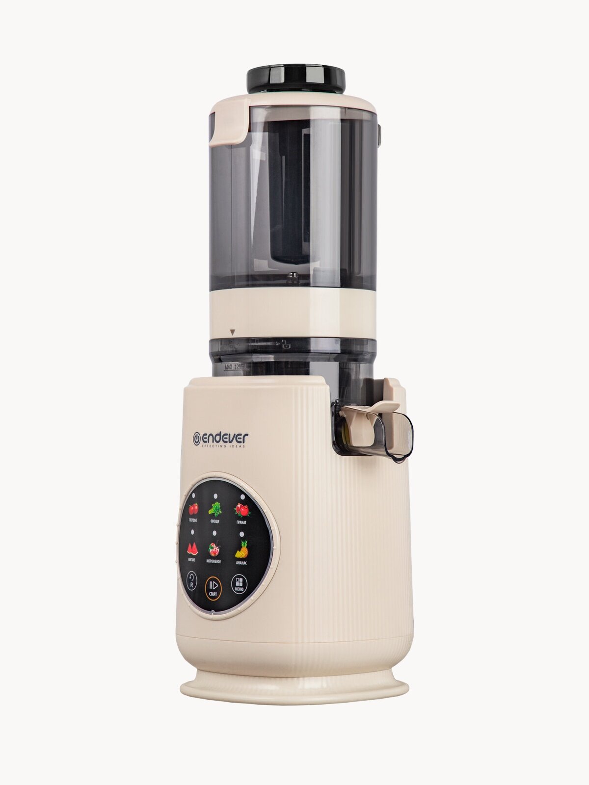 Соковыжималка шнековая ENDEVER SIGMA-160, вертикальная, 6 скоростей, прозрачная ёмкость