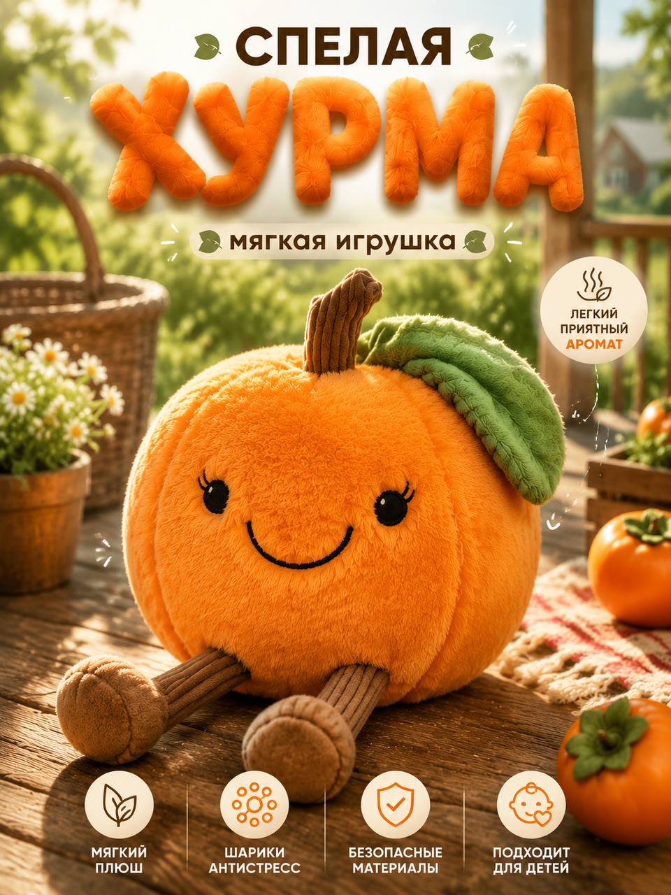 Плюшевая игрушка Хурма