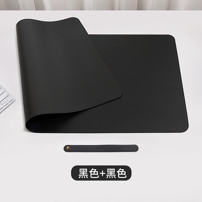 Компьютерный коврик для мыши, большой офисный стол, водонепроницаемый кожаный письменный коврик с возможностью нанесения логотипа
