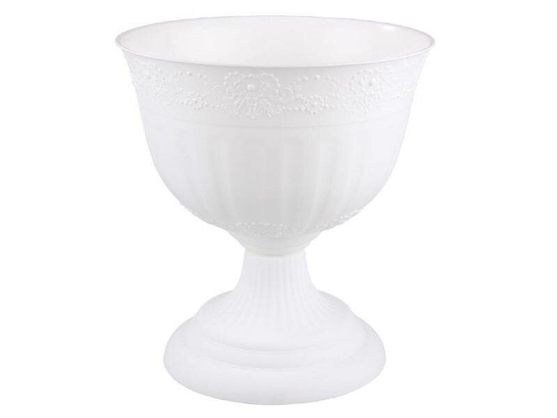 Вазон Венеция 10л, белый