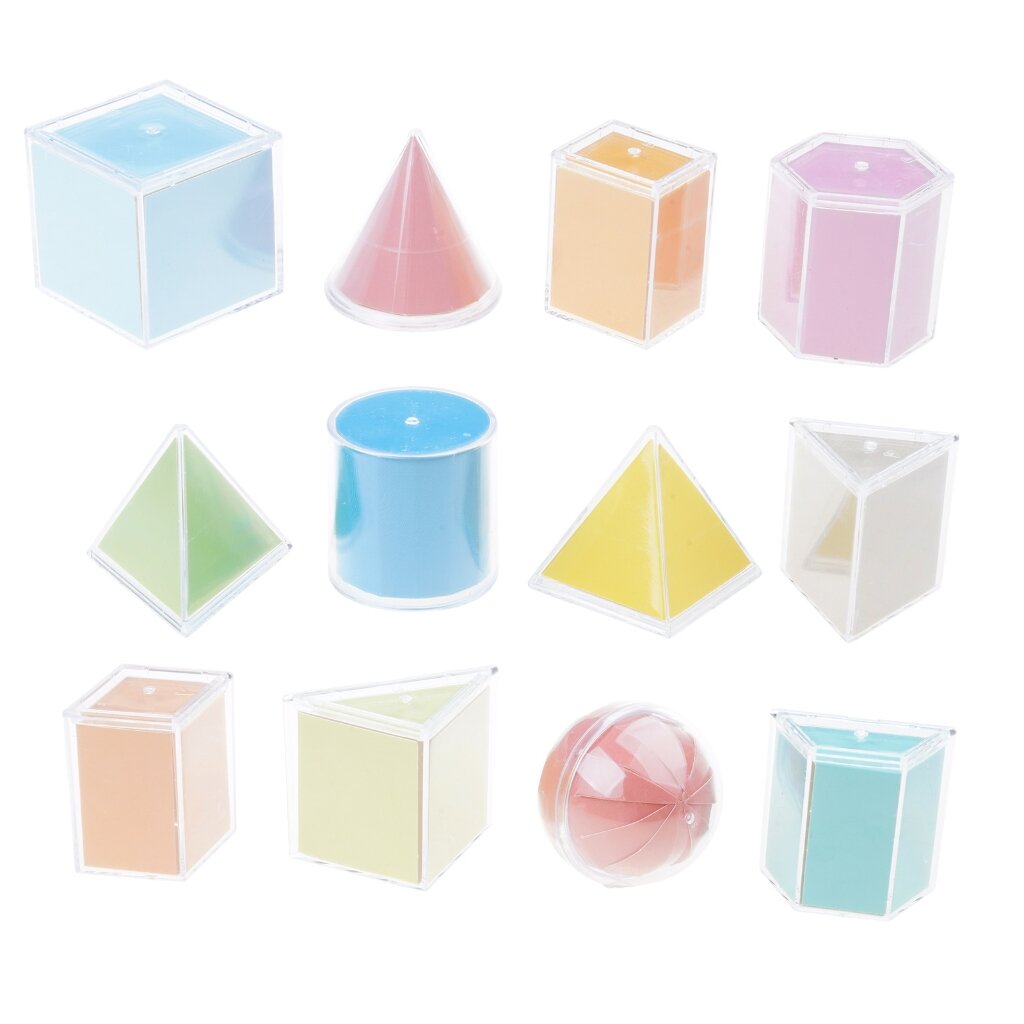 Геометрические Формы Математические Счетные Кубики Съемные Строительные Блоки Игрушечный Развивающий Куб Для Детей Дошкольного Возраста От 3 Лет＋