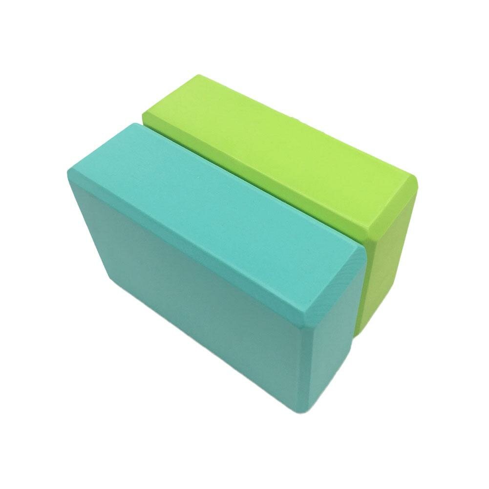 Блок (кирпич) для йоги EVA, 230х150х75 мм, оранжевый, набор из 2 шт.