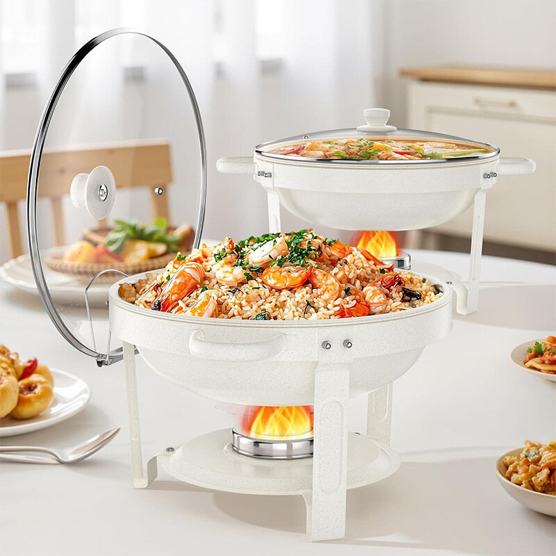 Нержавеющая сталь, буфетная плита, спиртовое отопление, съемная буфетная плита, круглая изоляционная плита из майфанского камня