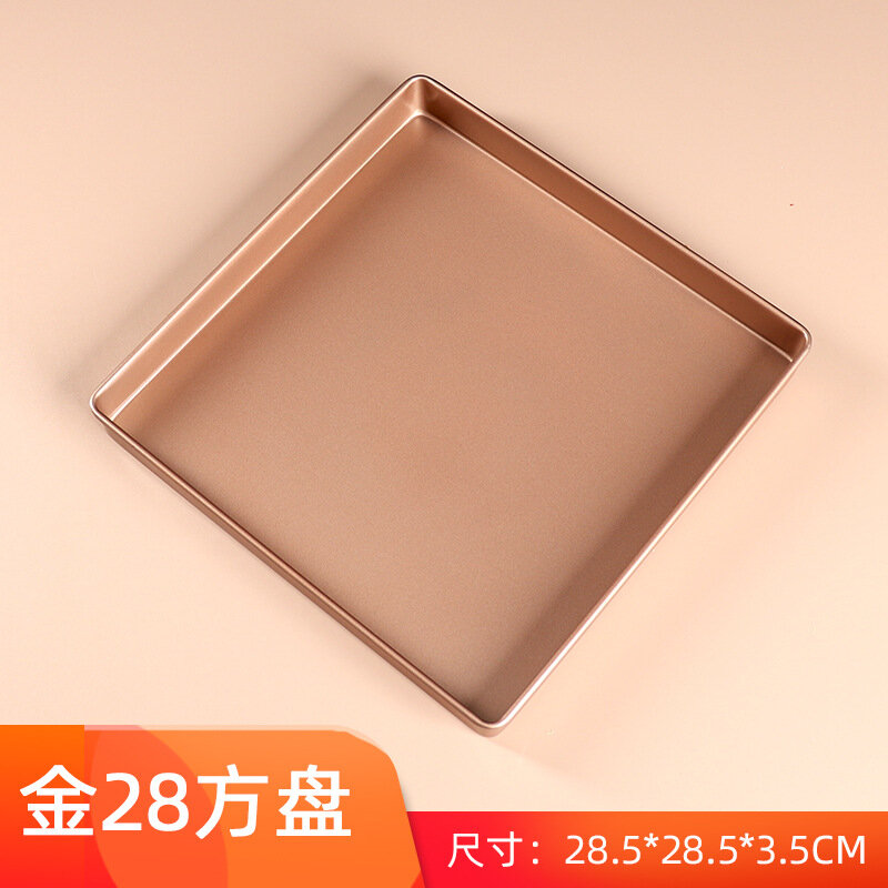 28×28 квадратная форма для выпечки, рулет, полотенце, форма для духовки, домашняя антипригарная форма для выпечки снежинок