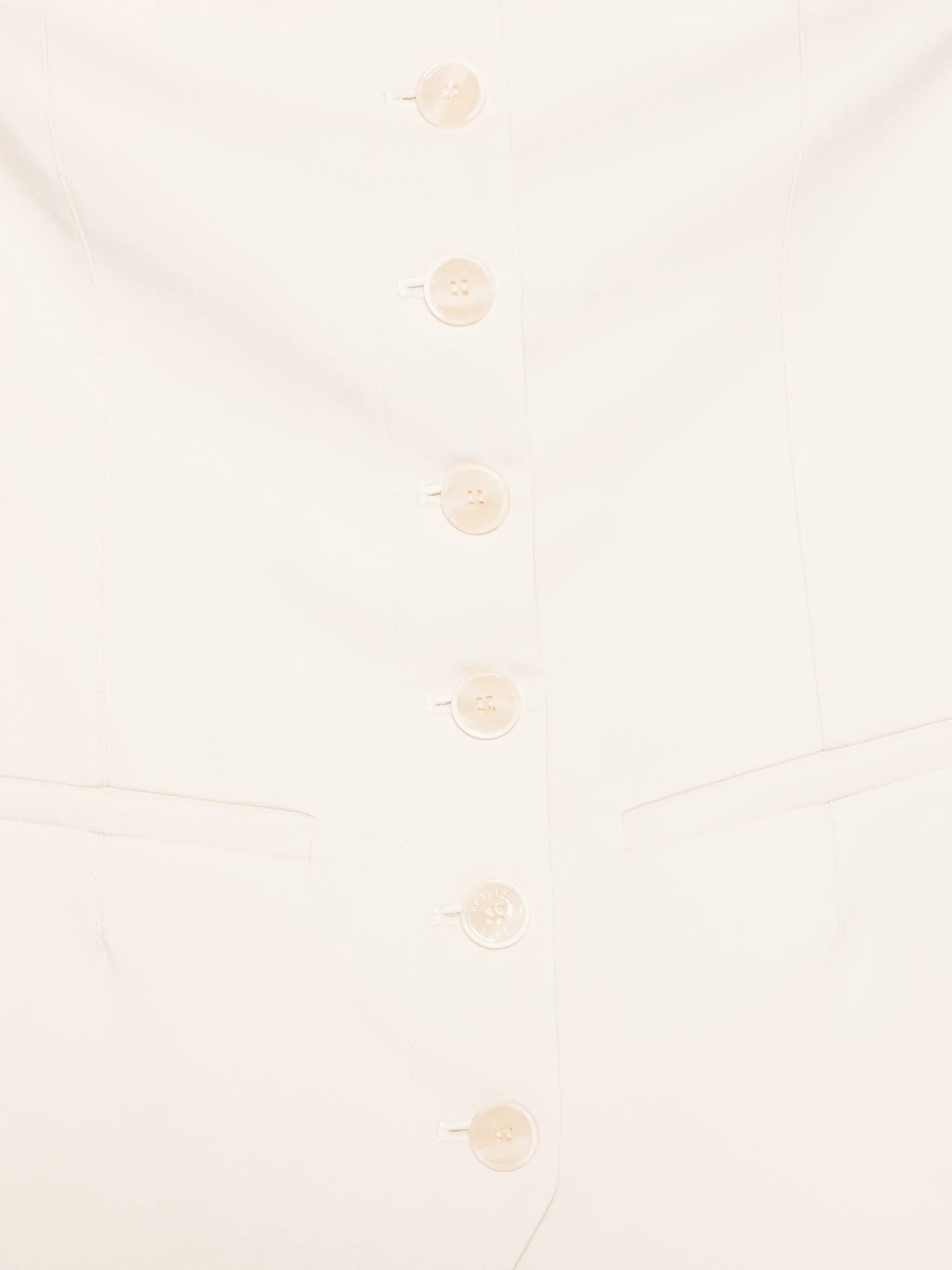 Топ PATRIZIA PEPE Button strapless top, размер 44 — фото 1