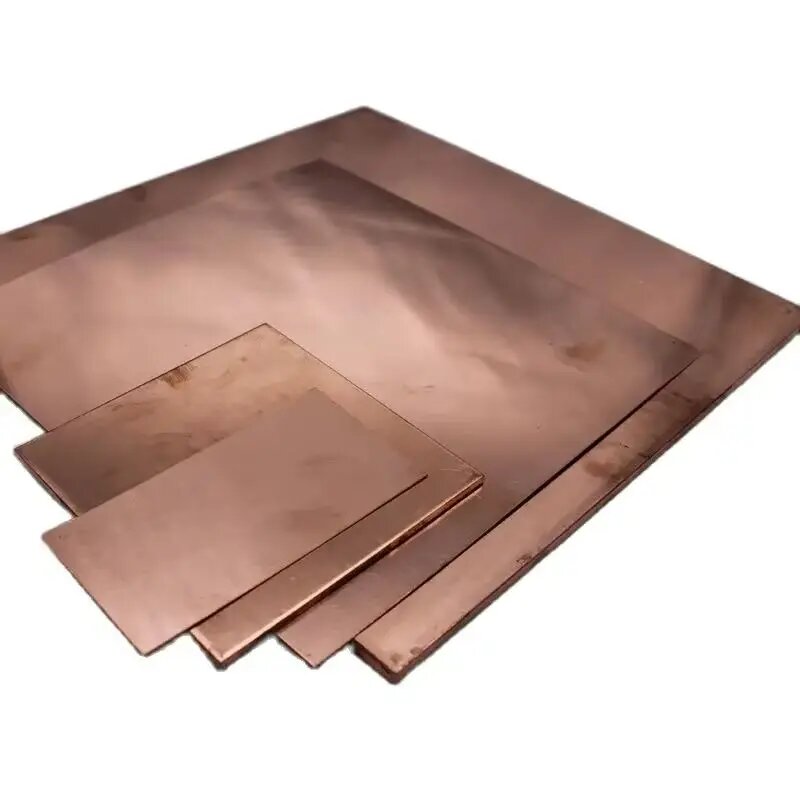 Медная листовая пластина 0,5-30 мм Thick 0.5mm 1pc, Size 50x50mm