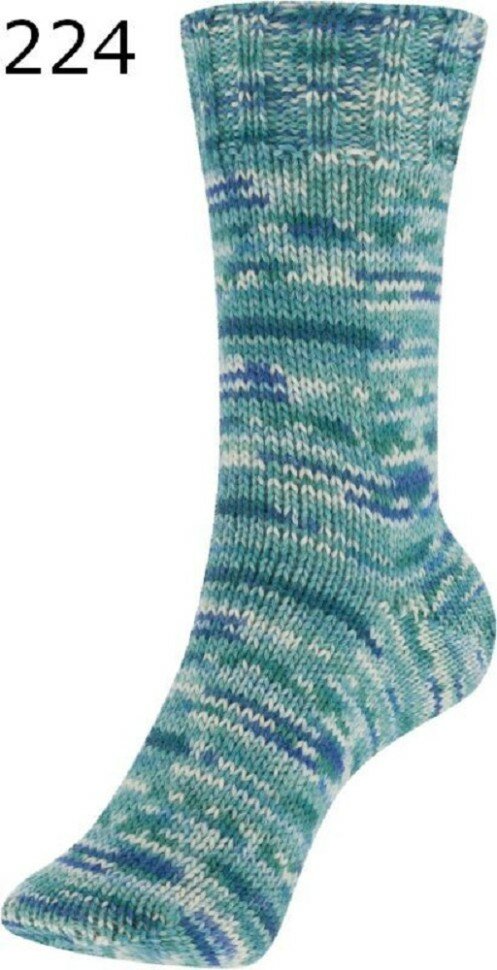 Пряжа #93056-99/224 See Fortissima 6-fach Gekko 150 г 410 м Austermann