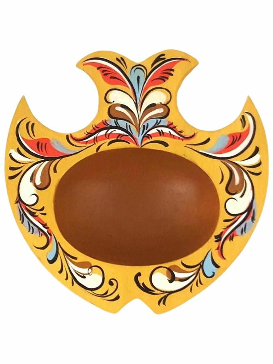 Сувенир, Солонка рыбка-2 (492), Северная роспись, ручная авторская работа