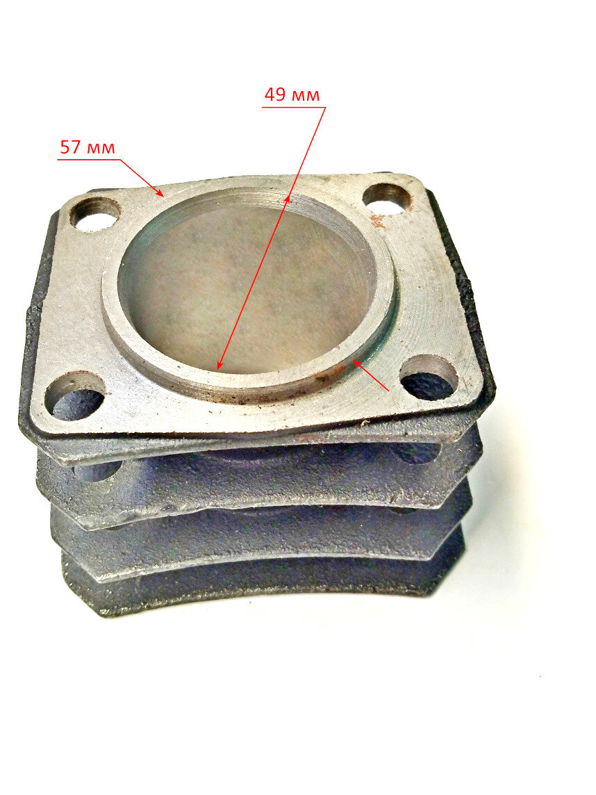 Цилиндр d=47мм для компрессора вихрь КМП-300/50 (s/n JST ~ )