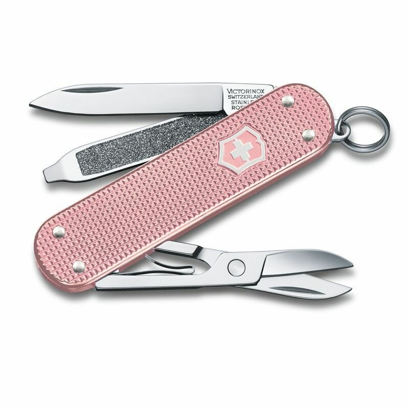 Нож-брелок Classic SD Alox Colors Cotton Candy (5 функций) VICTORINOX 0.6221.252G
