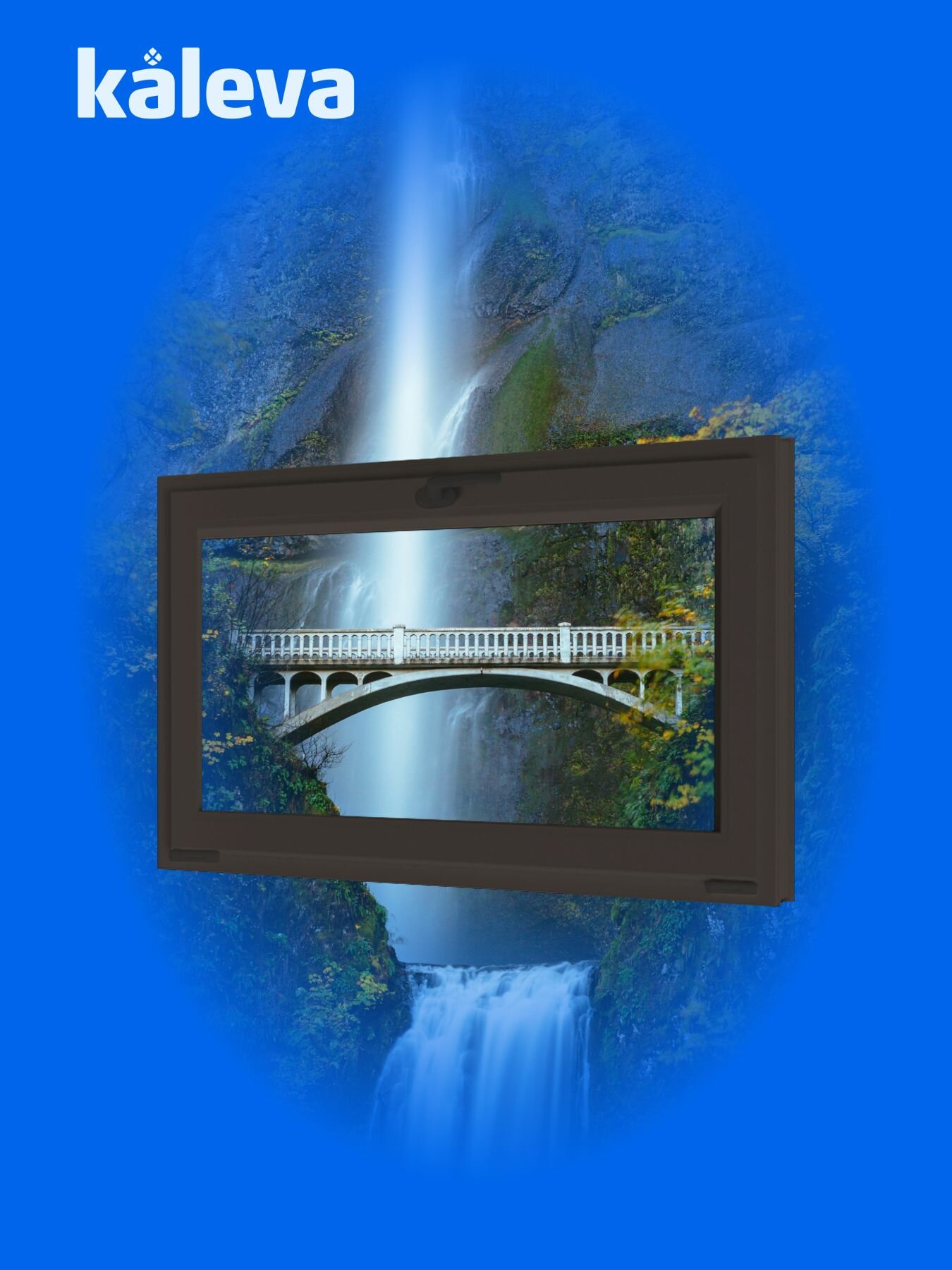 Пластиковое окно ПВХ Kaleva 78х71 см одностворчатое фрамуга двухкамерный стеклопакет с энергосберегающим стеклом